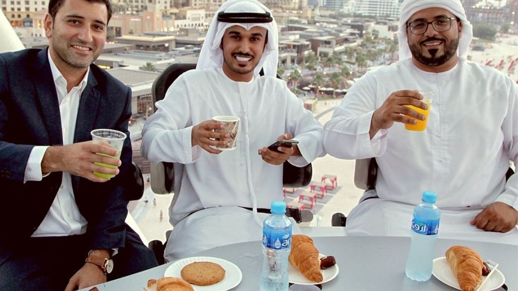 Flying Cup Dubai | Dinner in the Sky Dubai | Ticket, Price, Booking, Offers